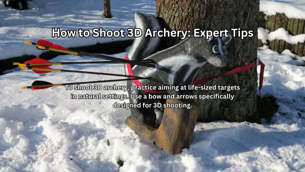 How to Shoot 3D Archery: Expert Tips for Flawless Shooting ...